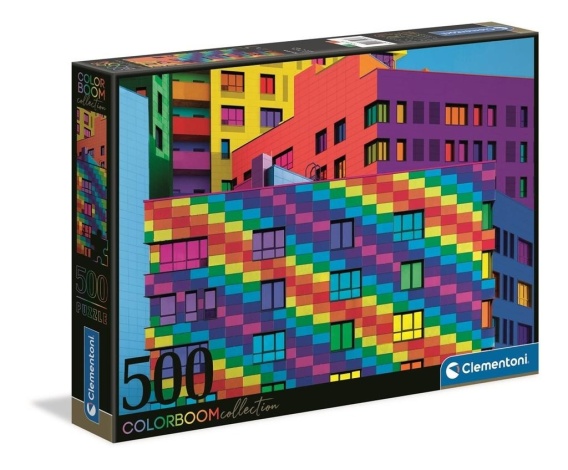 eurotoys.pl > Clementoni Puzzle 500 Color Boom Squares